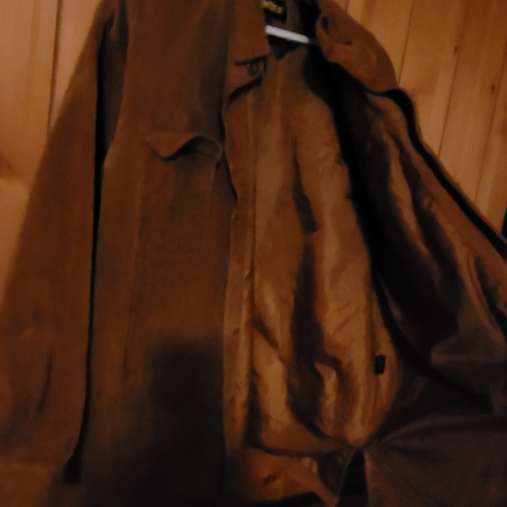 Rich Rust Suade Shirt Jacket - Gem